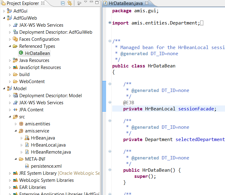 Java Oracle Soa Blog Playing With Adf Task Flows In Oepe 11 1 1 8
