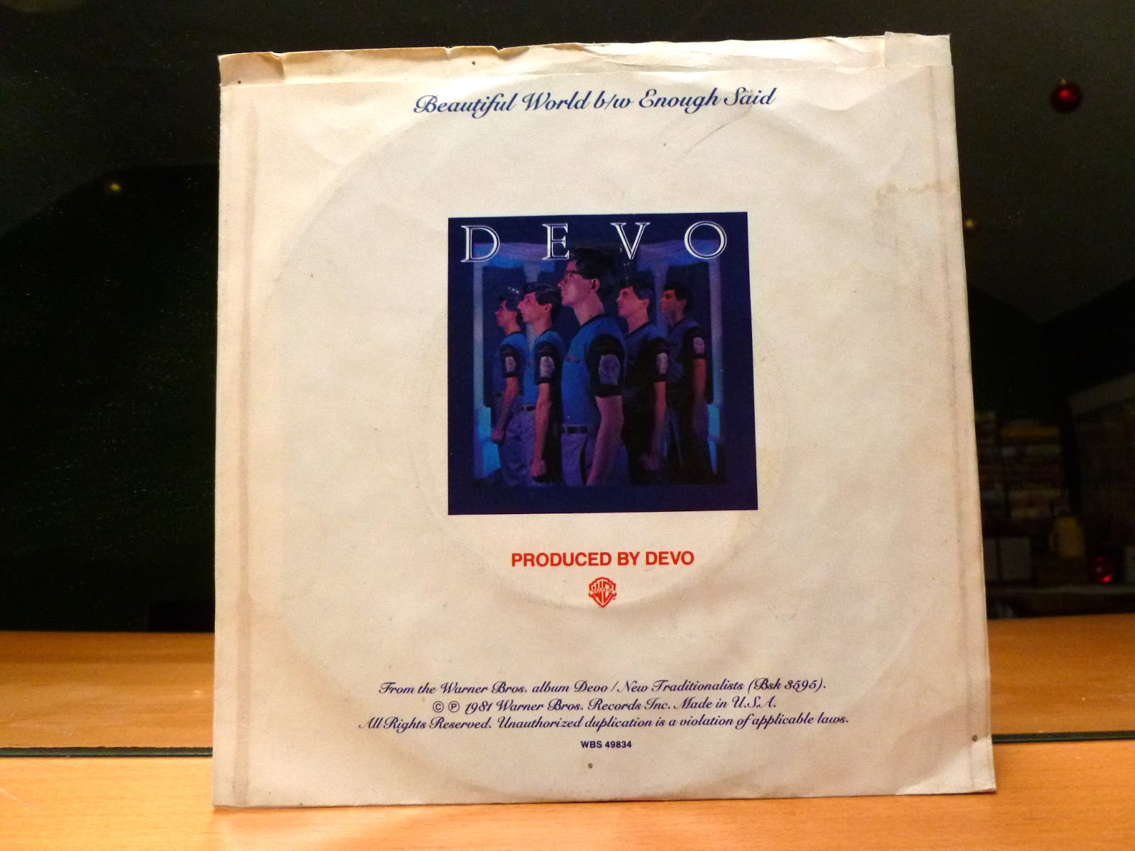 Love Without Anger: My Vinyl Collection: Devo Special Part 2