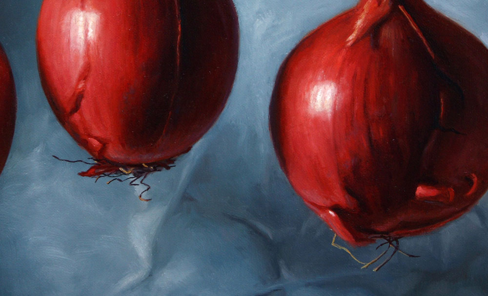 Noah Layne: Hanging Onions Painting
