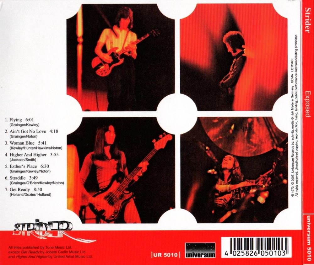 johnkatsmc5: Strider "Exposed" 1973 + “Misunderstood” 1974 UK Hard Rock