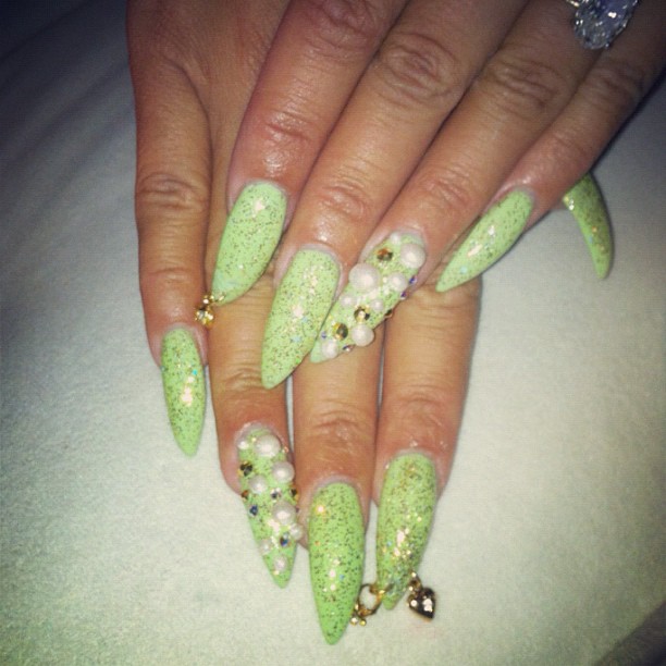 Bow Ties and Barrettes: SICK NAILS