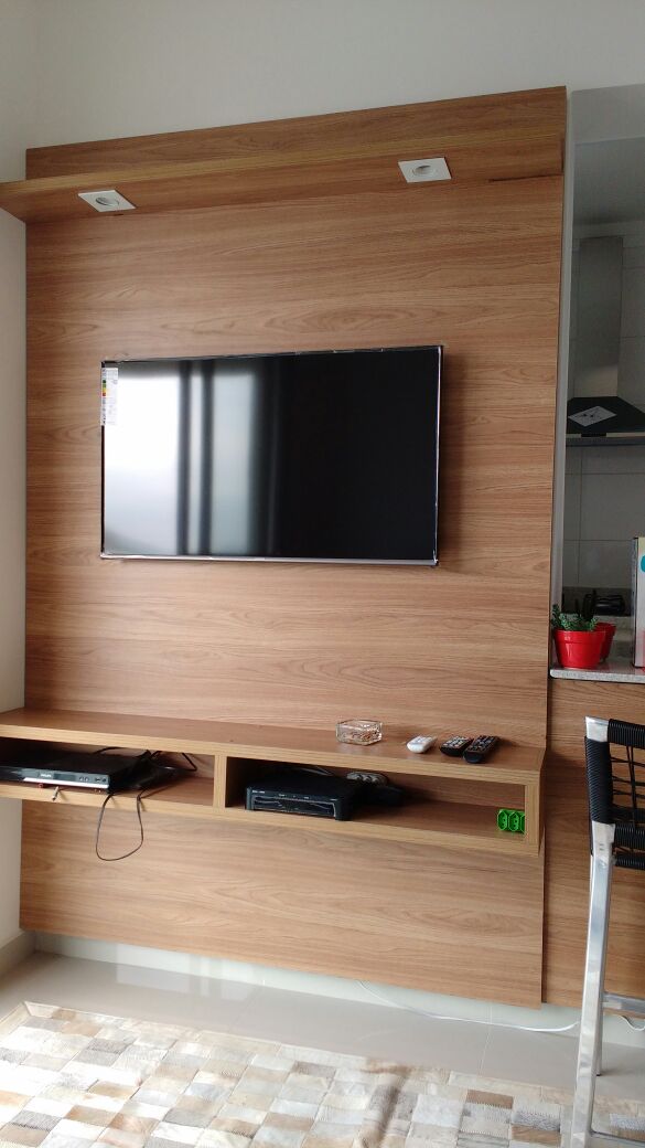 Universo Kraft: PAINEL DE TV COM COMPLEMENTO DE BALCÃO EXECUTADO EM MDF ...