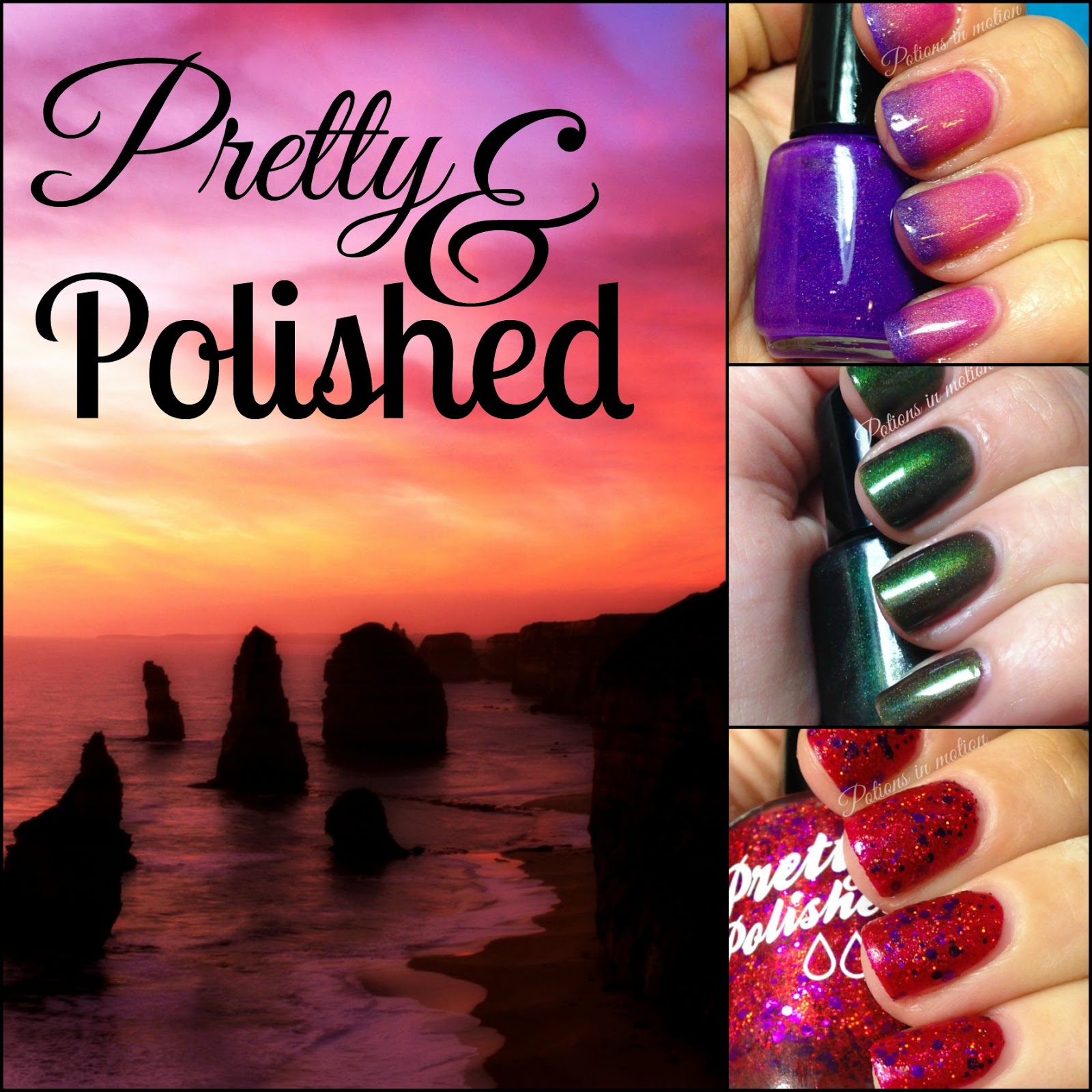 Potions in motion nail blog: Three awesome Pretty & Polished polishes!
