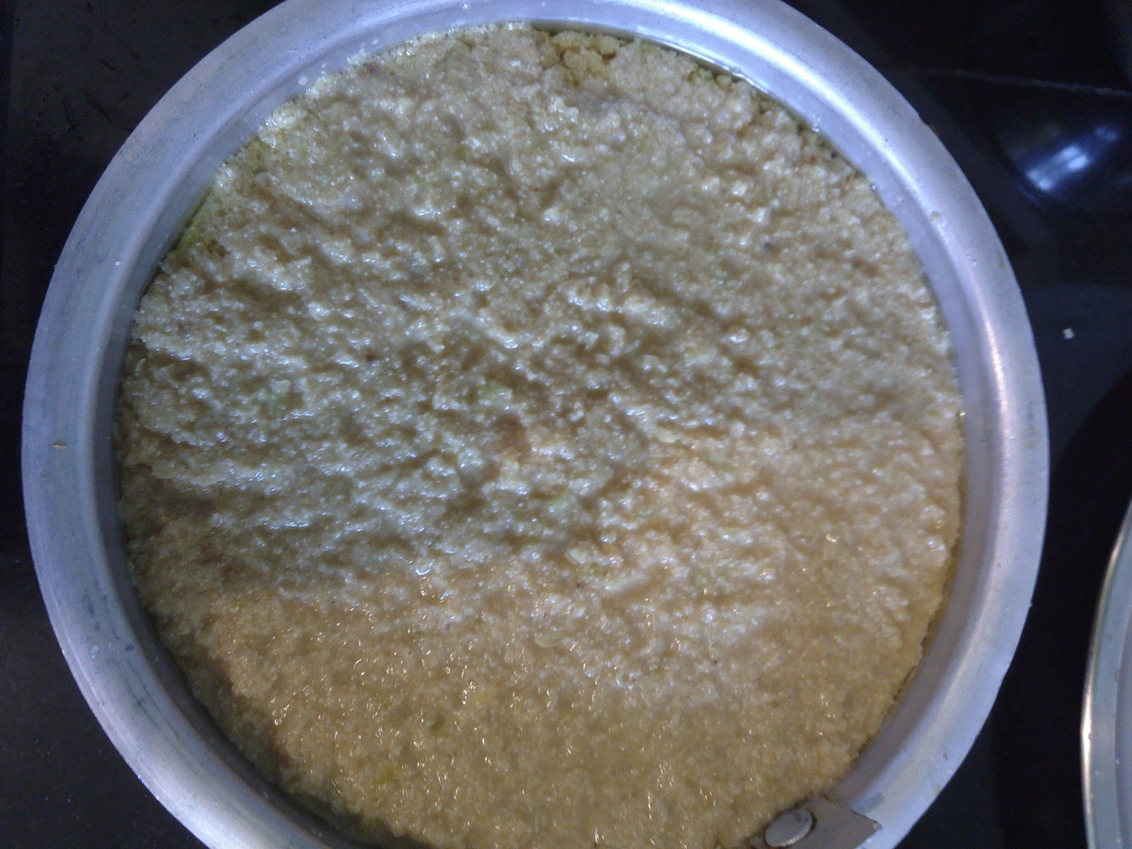 Go Green : Steamed Cucumber cake