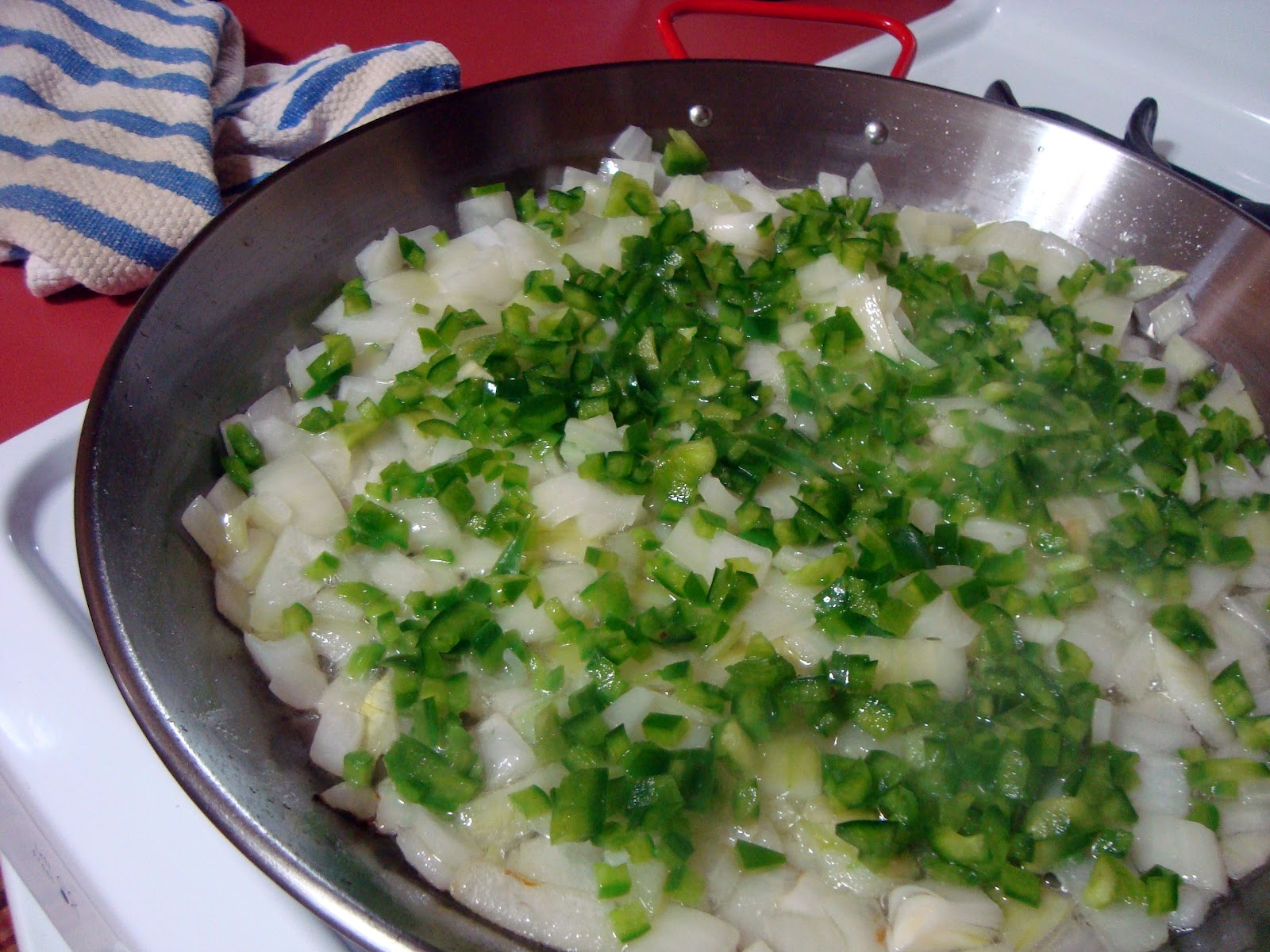 A Couple in the Kitchen: Our First Paella (Secret Recipe Club)