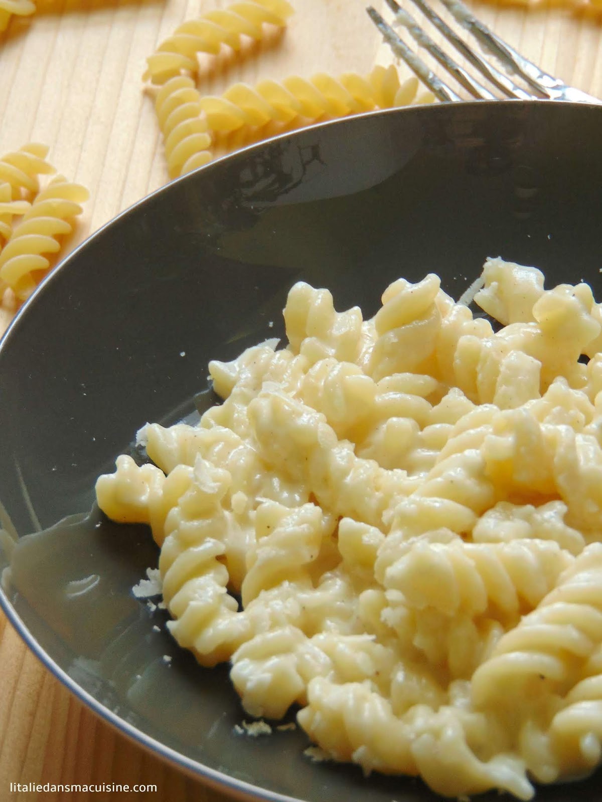 Fusilli aux quatre fromages