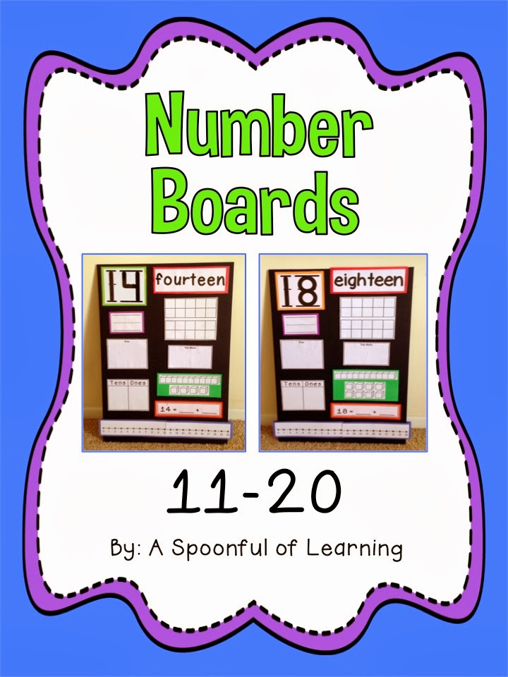 Number Boards 11-20! - Learn Decomposing Numbers