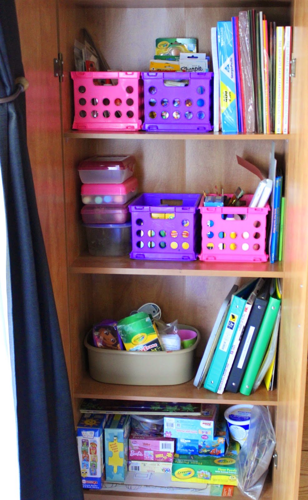 Simple Organization for the School Year - A Bountiful Love
