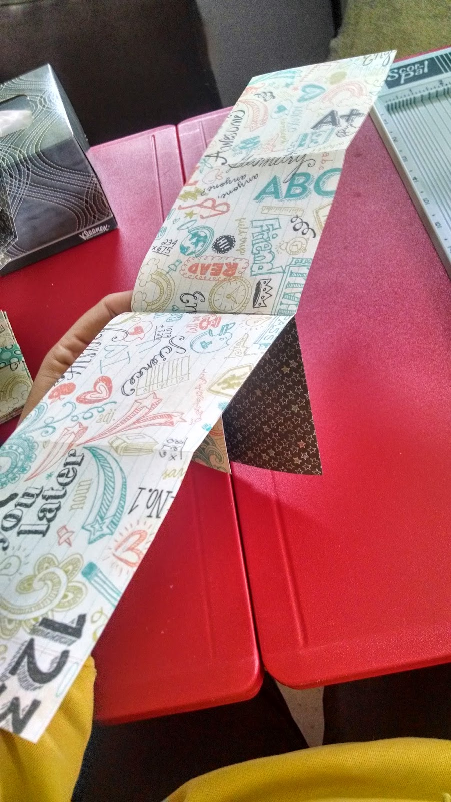 CraftedWorks: Chalk It Up! Post it note holder