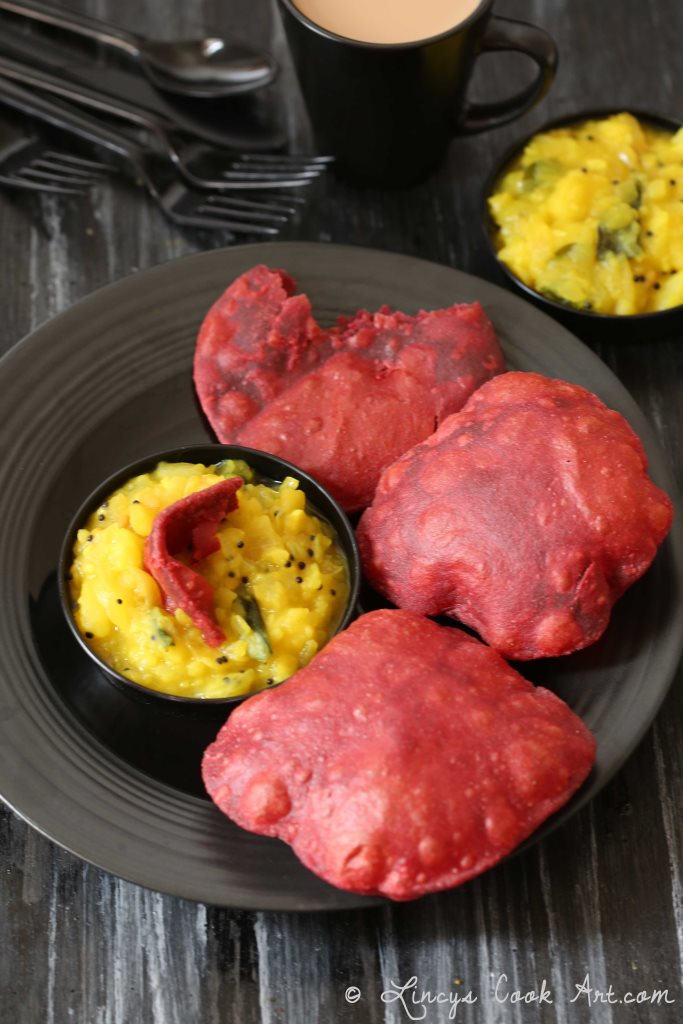 Beetroot Poori| Pink Poori ~ Lincy's Cook Art