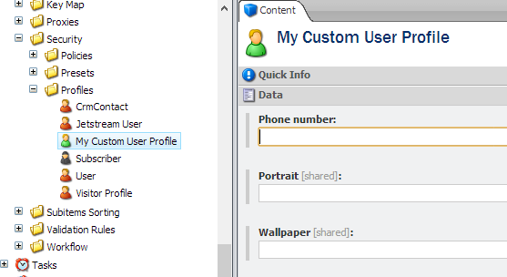 .Kirkegaard: Custom User Profile .Kirkegaard: Custom User Profile