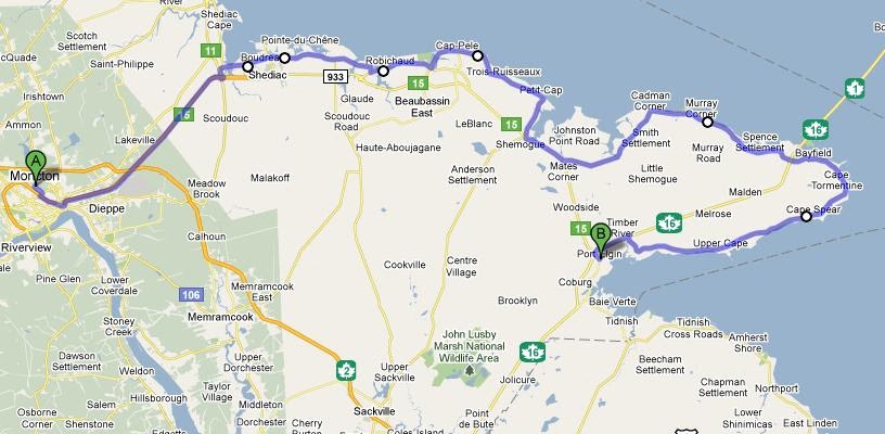 Coastal Drive by Port Elgin