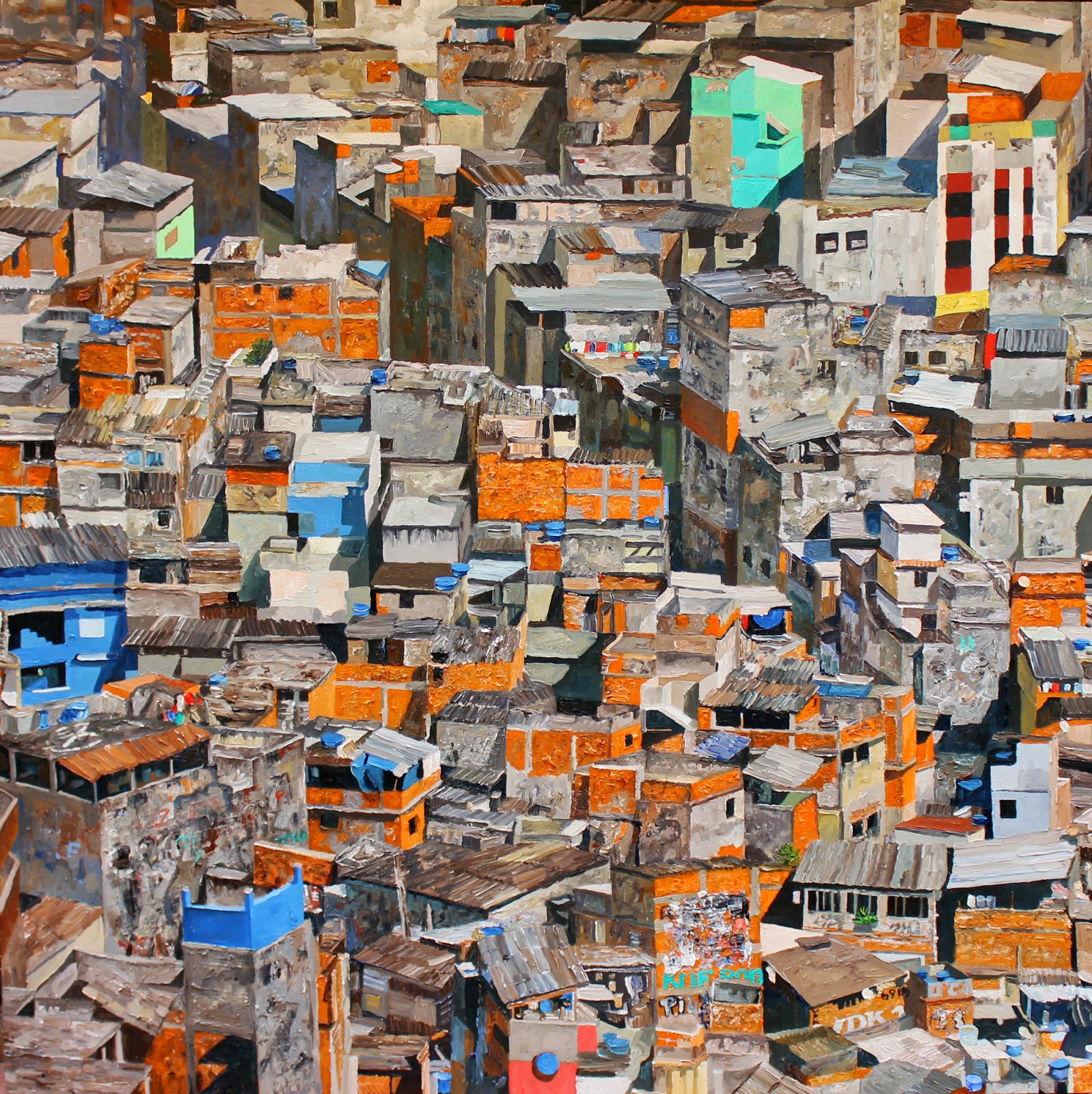 Florent Espana: FAVELAS PAINTING 2015