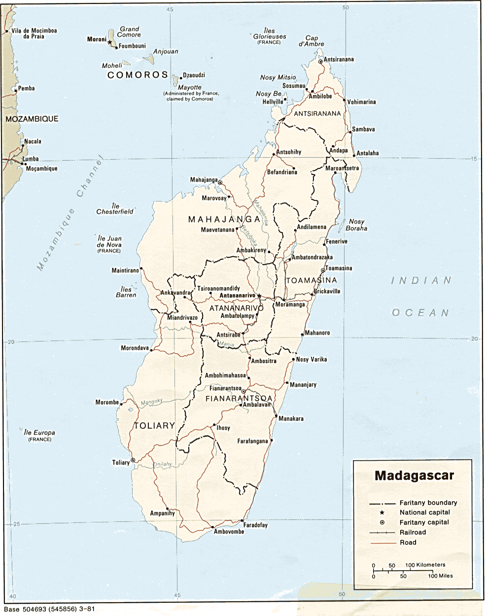 Madagascar | Mapas Geográficos de Madagascar