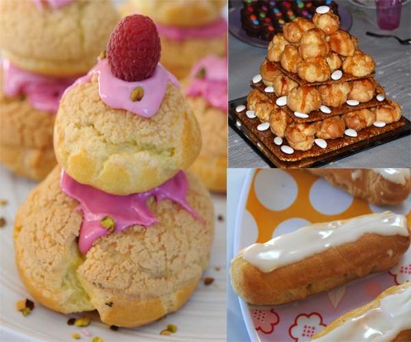 13 desserts, chacun: Pâte à choux