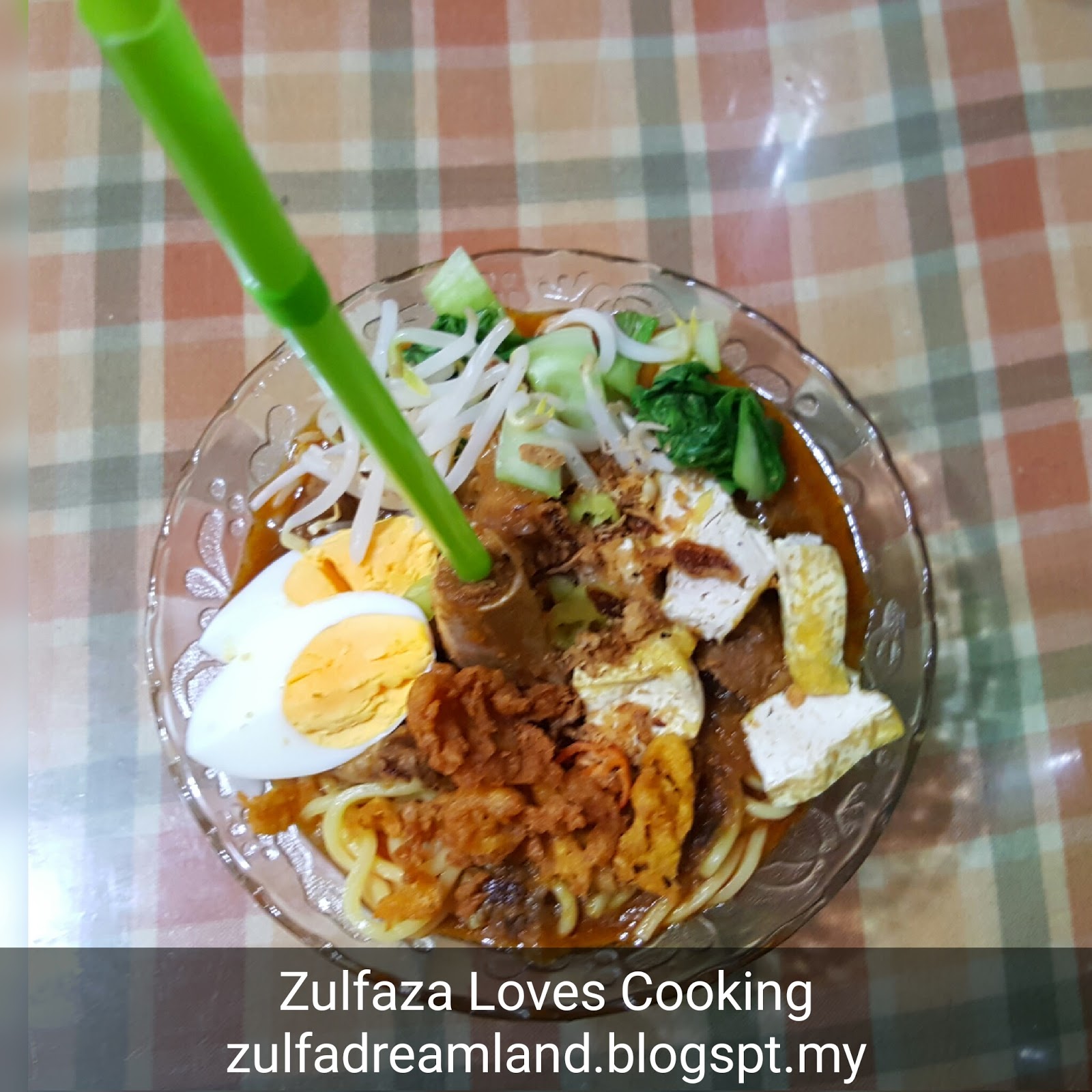 ZULFAZA LOVES COOKING: Mee rebus gear box kambing