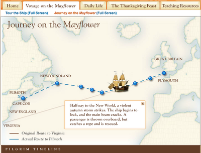 English is all around: The First Thanksgiving