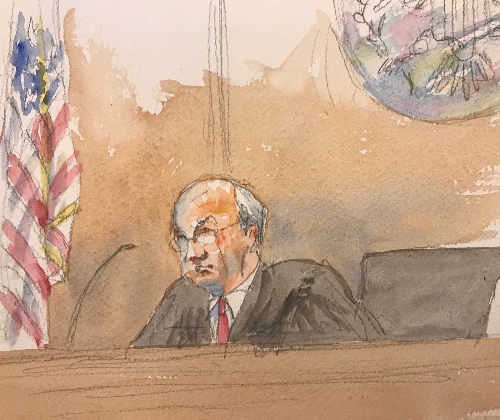 AGGIE KENNY COURT ARTIST: Arraignment: Jonathan Alan Schulte