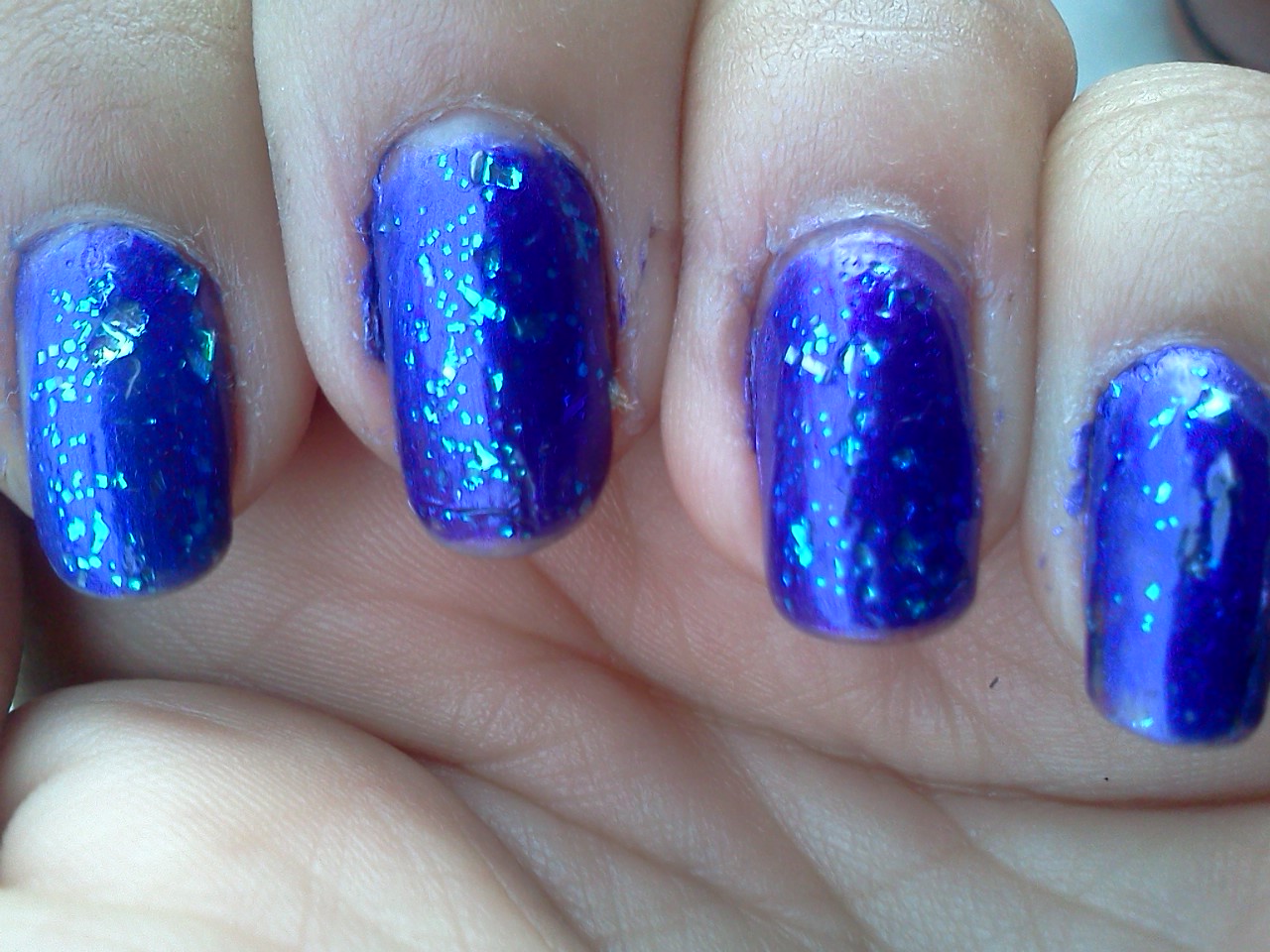 Impoverished by Polish: Sinful Colors Green Ocean on deep purple= pure ...