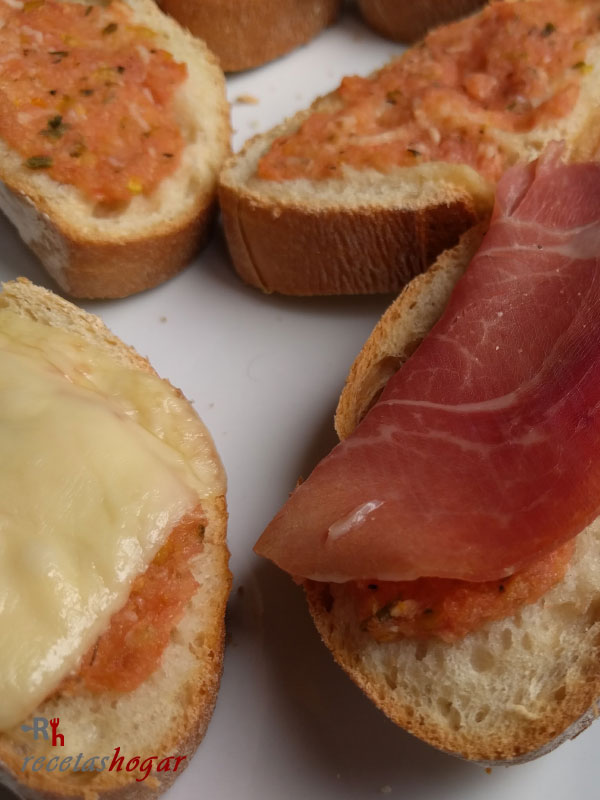 Pan tumaca a mi estilo - Receta de cocina casera