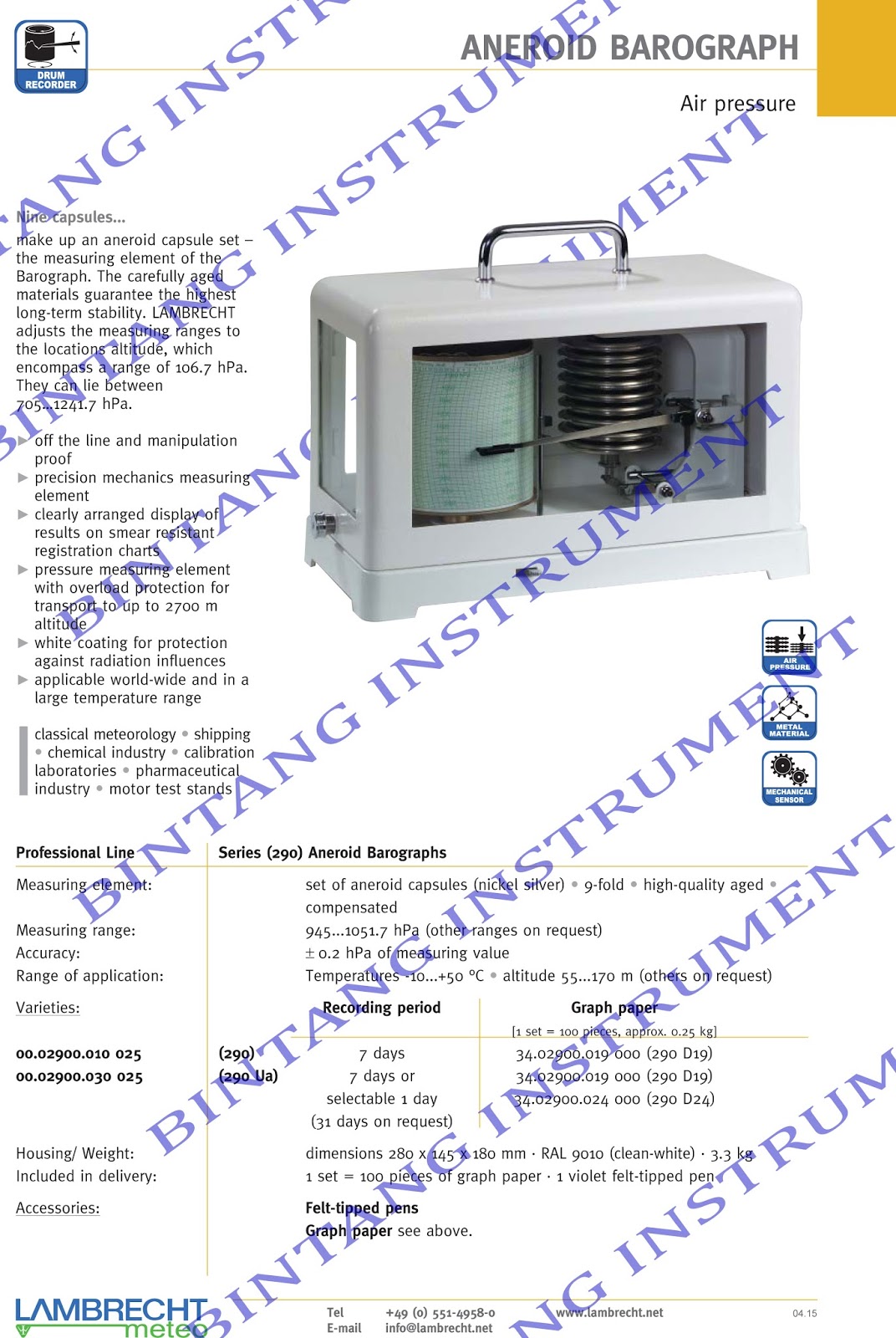 BINTANG INSTRUMENT : 081362449440 Jual Aspiration Psychrometer Assmann ...