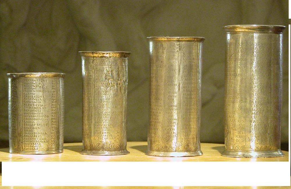 FUERZA Y HONOR: Los Vasos de Vicarello