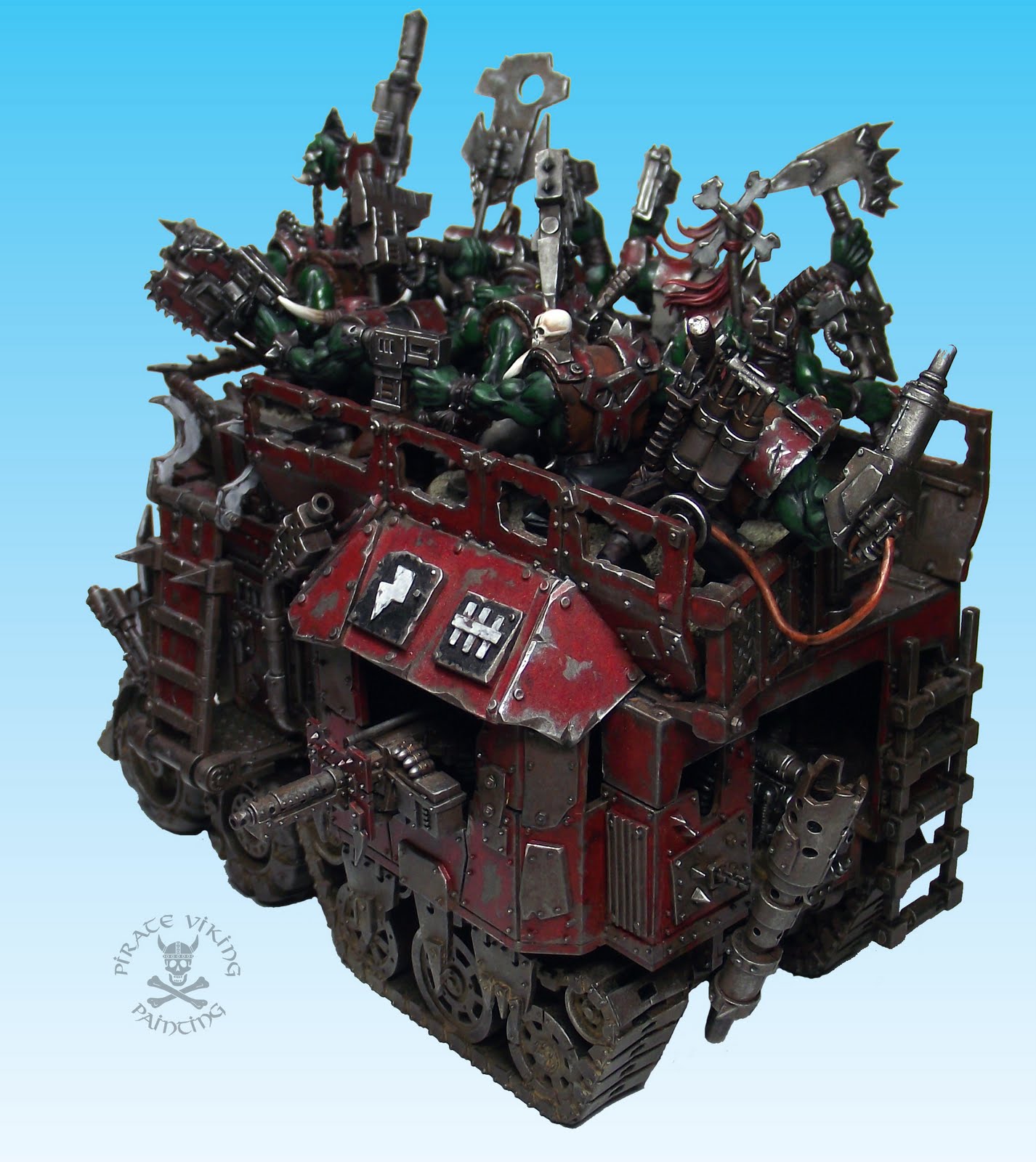 Pirate Viking Painting: Kustom Ork Battlewagon (FoPVP)