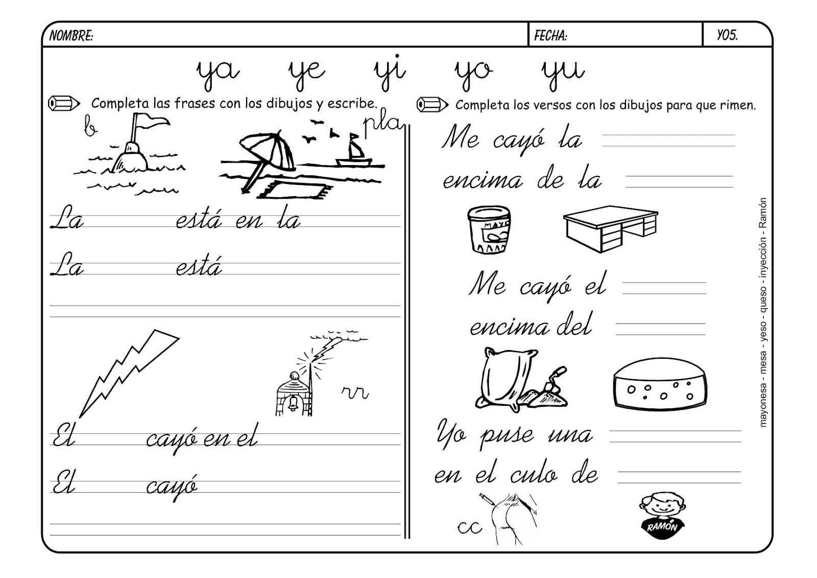 UNA VENTANA A MI CLASE: LA LETRA Y