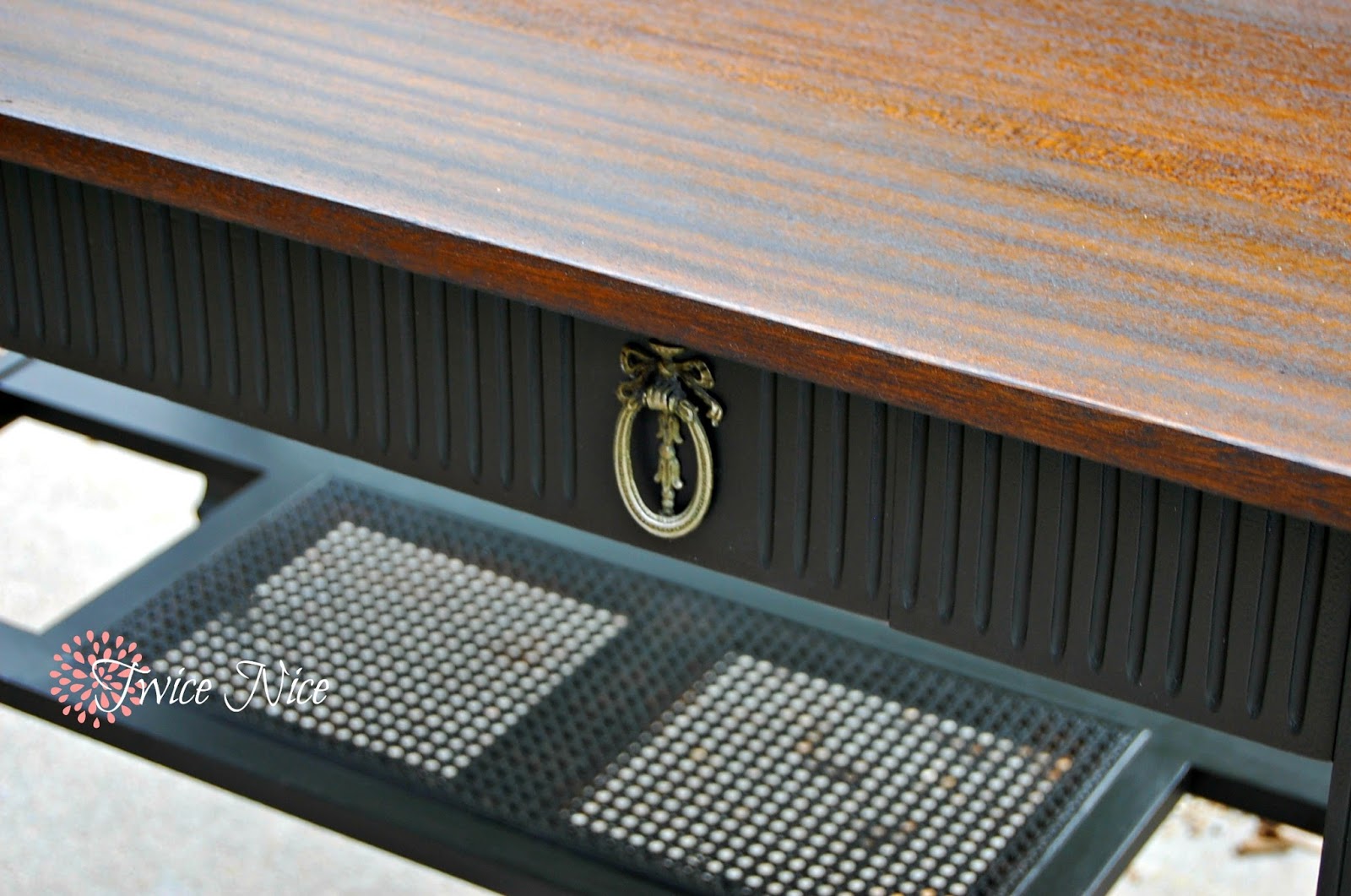 Twice Nice: Mahogany Desk