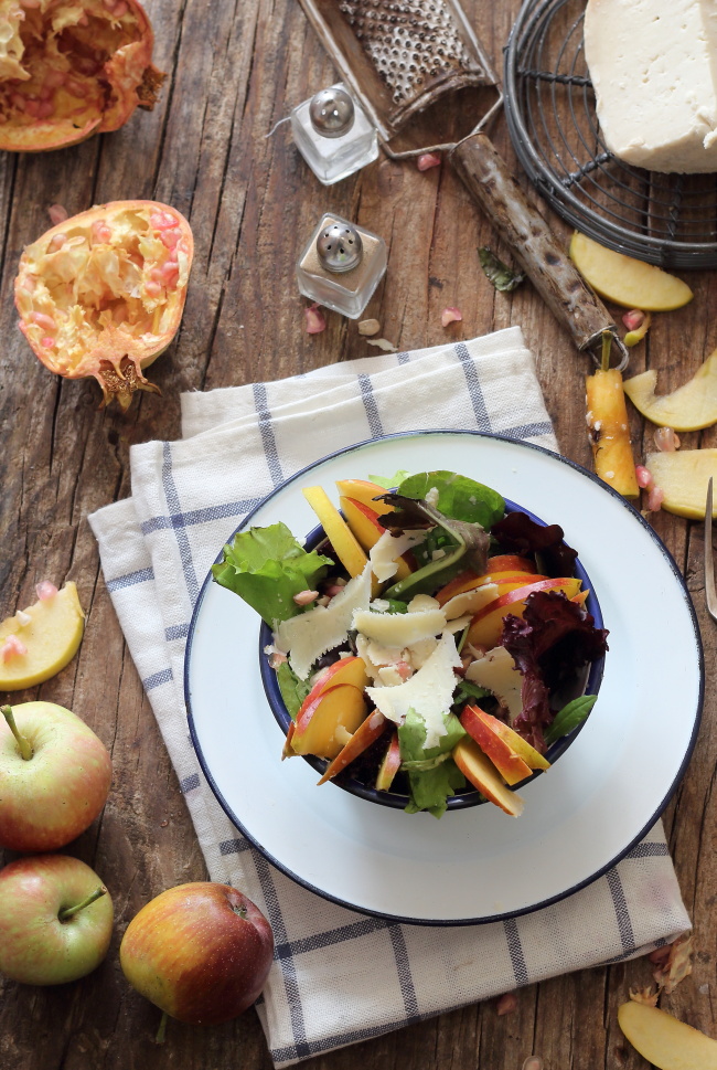 Ensalada de manzana, bacon y queso - Mi Gran Diversión