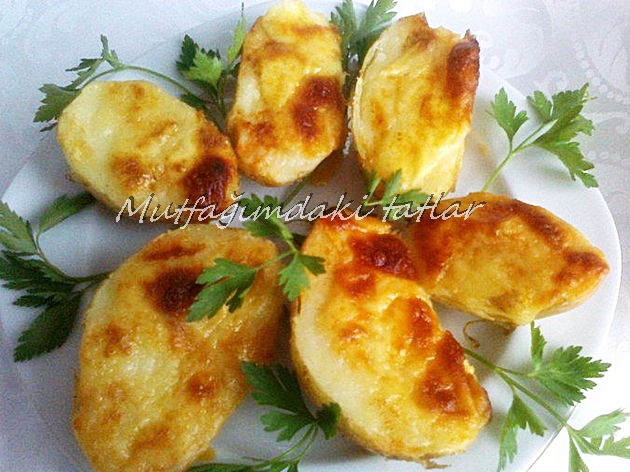 FIRINDA KAŞARLI TAZE PATATES | Mutfak Ve Tatlar