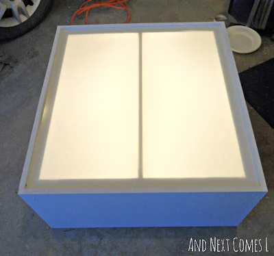 DIY Light Table Tutorial | And Next Comes L - Hyperlexia Resources