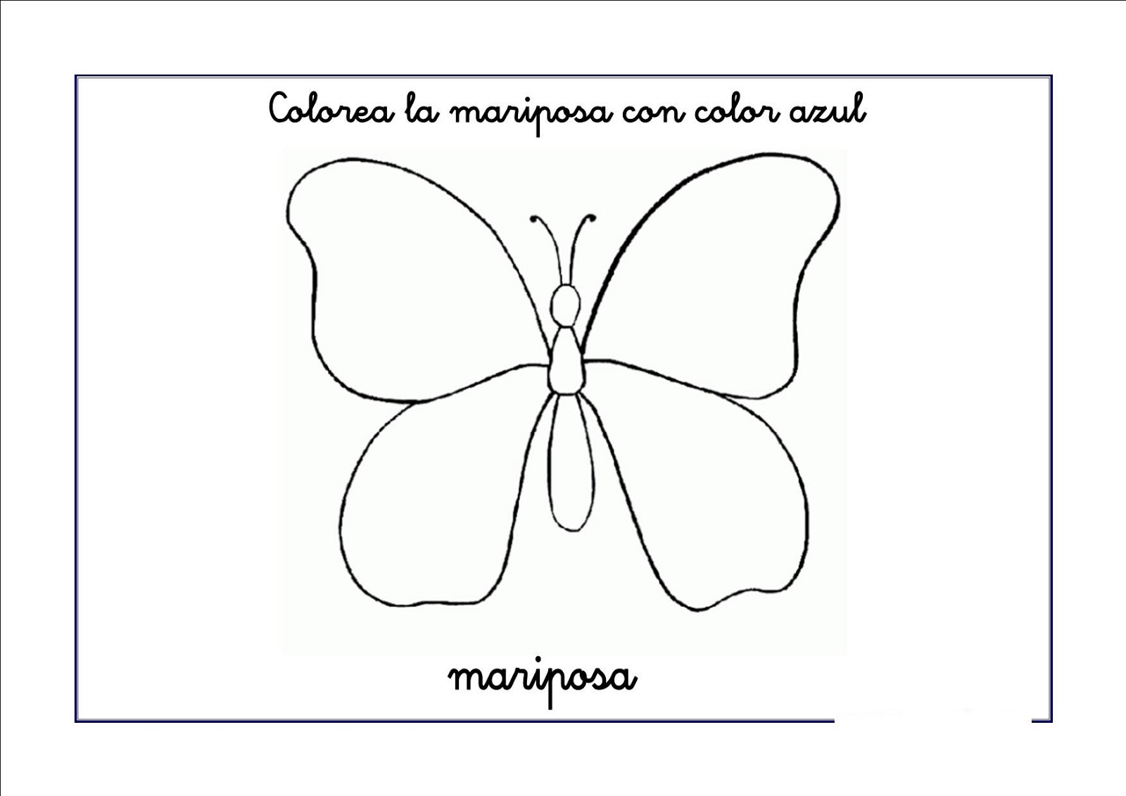 .: Dibujos para colorear en azul