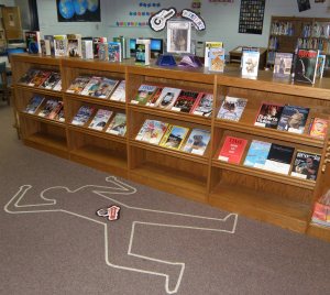 Library Displays: Murder in the Library