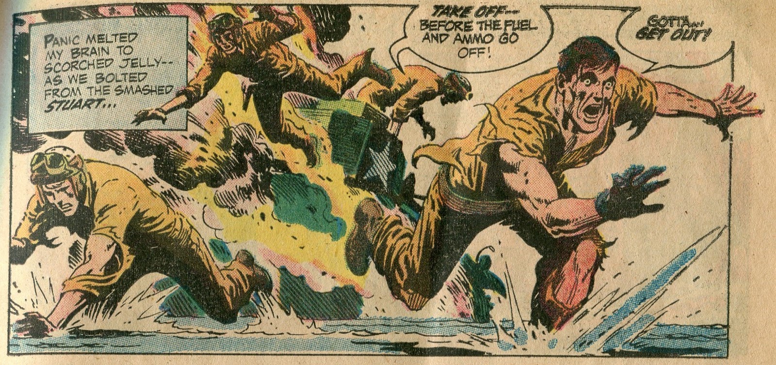 Comics, old time radio and other cool stuff: Death of the Haunted Tank