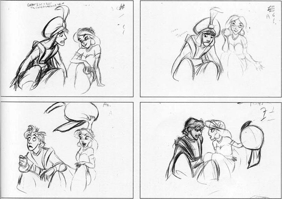 Living Lines Library: Aladdin (1992) - Character Design: Concepts ...