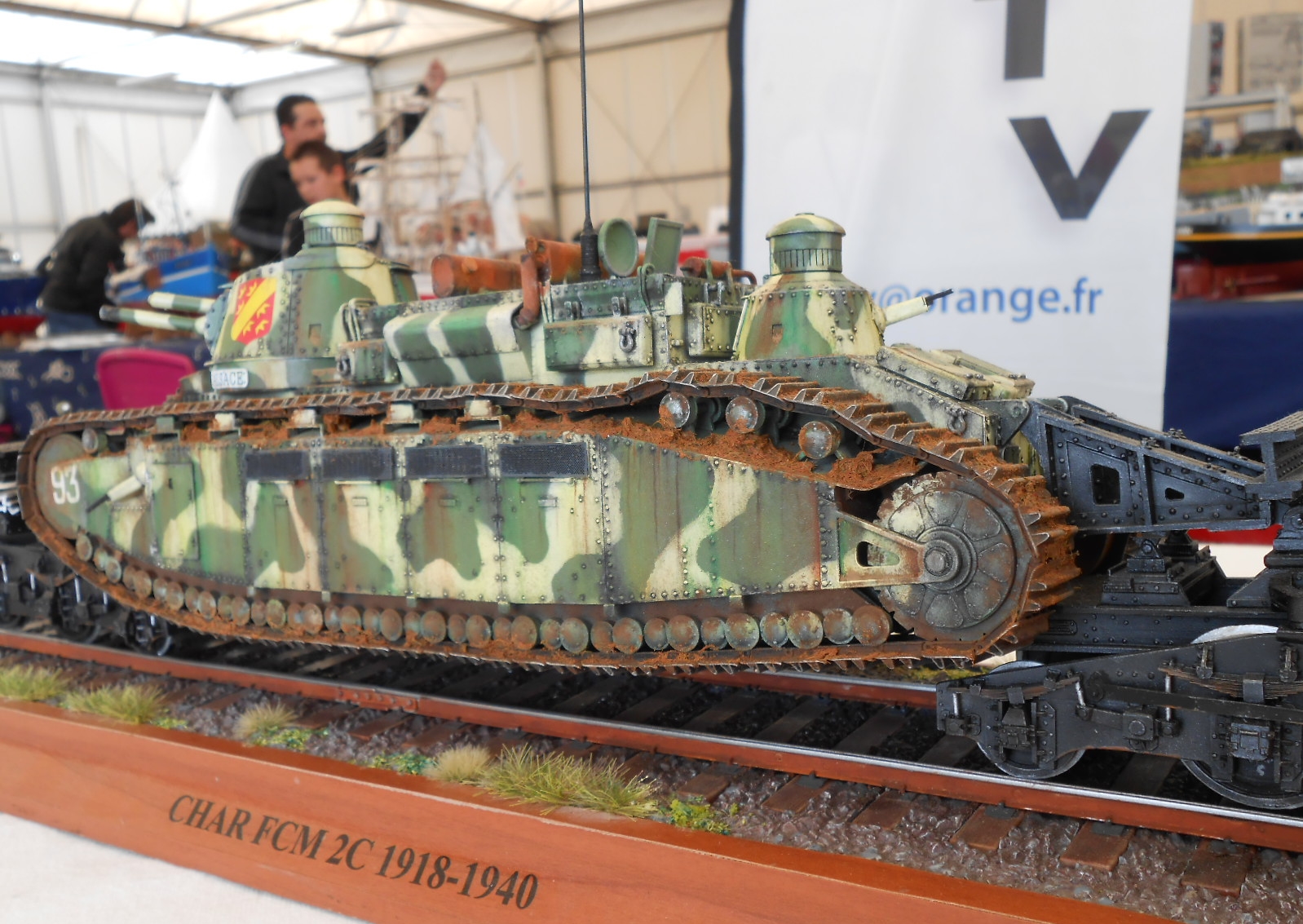 Le char lourd FCM 2C.