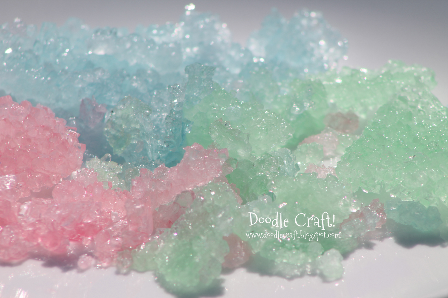 Doodlecraft: Homemade Crystal Rock Candy!