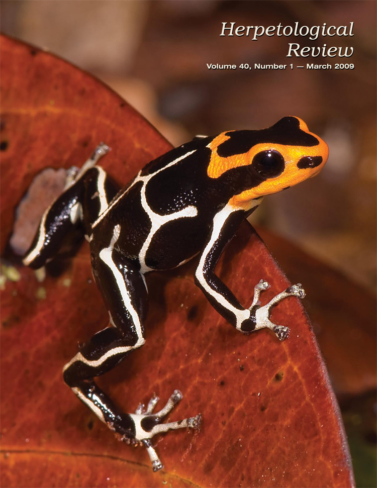 Herpetological Review Marzo 2009 40(1) ~ Project Herps