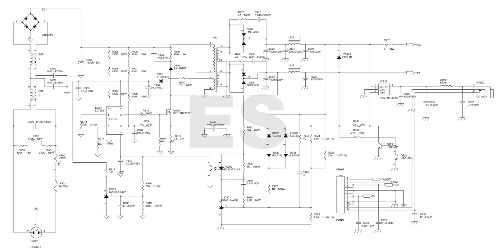 ELECTRONIC EQUIPMENT REPAIR CENTRE : DELL 1907FPc – Servcie mode ...