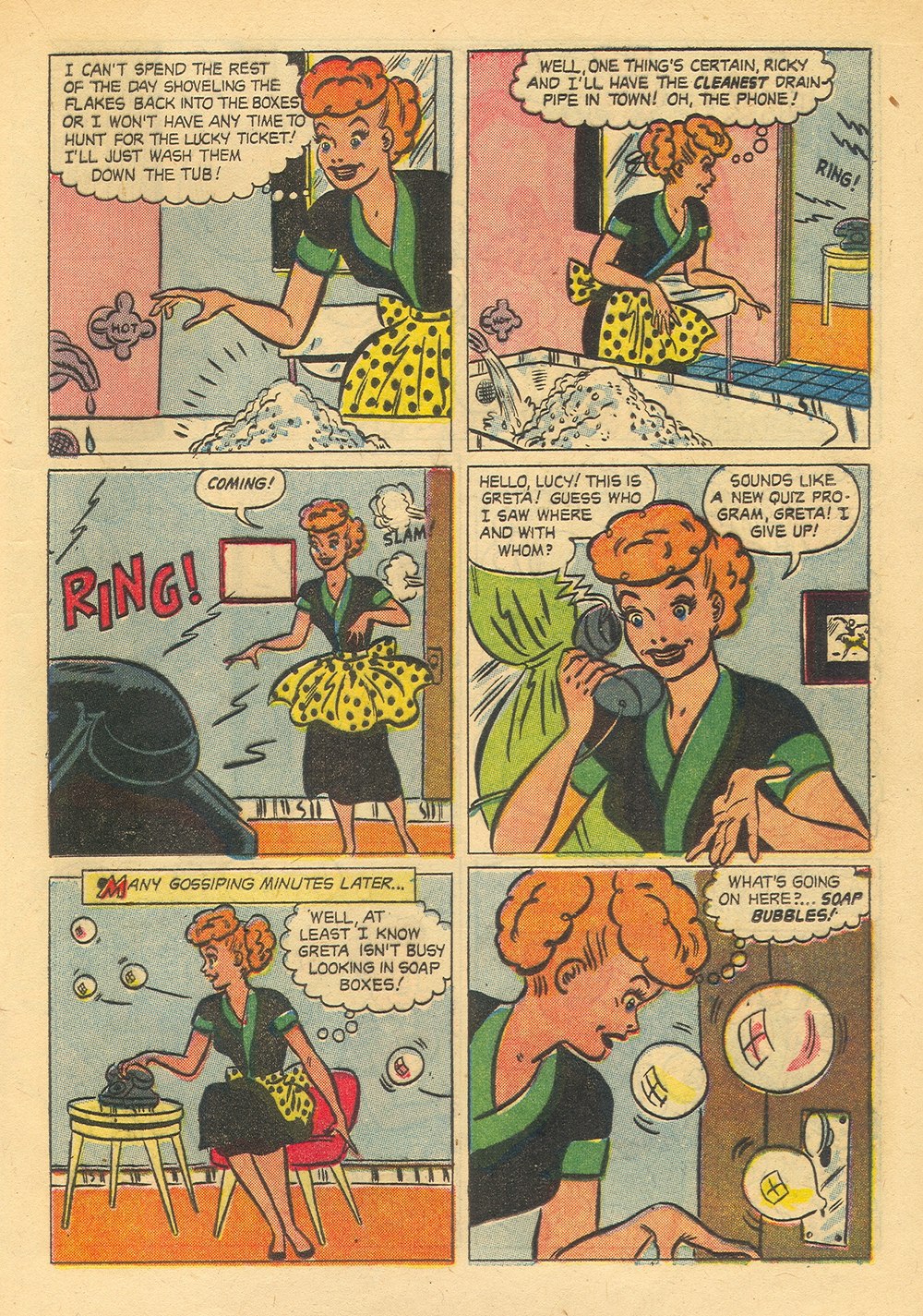Saved From The Paper Drive: Dell Four Color #535 ~ I Love Lucy