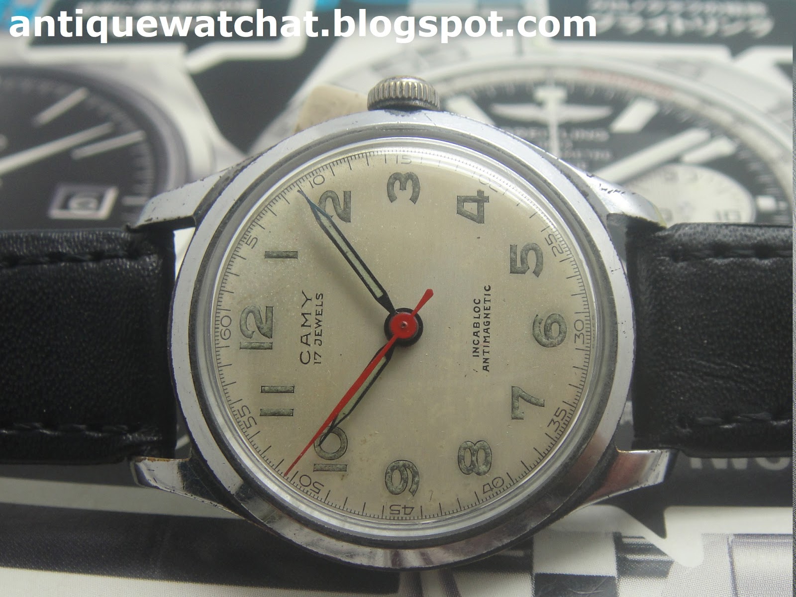 Antique Watch Bar: CAMY 17 JEWELS INCABLOC ANTIMAGNETIC HAND WINDING ...