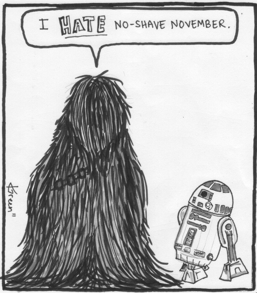 The Greener Side - Comics by Kyle Green: The Perils of No Shave November