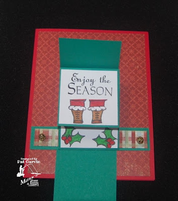 The Eagles Nest : Christmas Waterfall card