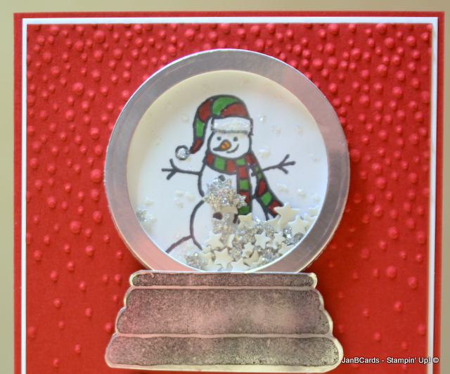 Snow Globe Card No. 5 - Shaker Card - JanB Cards