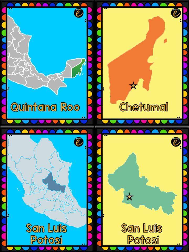 CUARTO B_30 DE ABRIL: ESTADOS Y CAPITALES