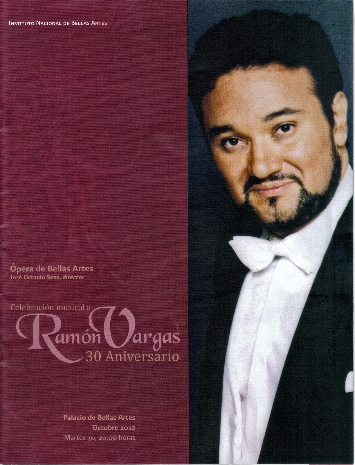 Crítica musical en México: CELEBRACIÓN MUSICAL A RAMÓN VARGAS.30 ...