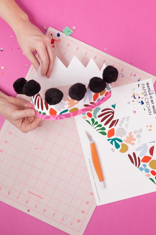 coronas de papel imprimibles