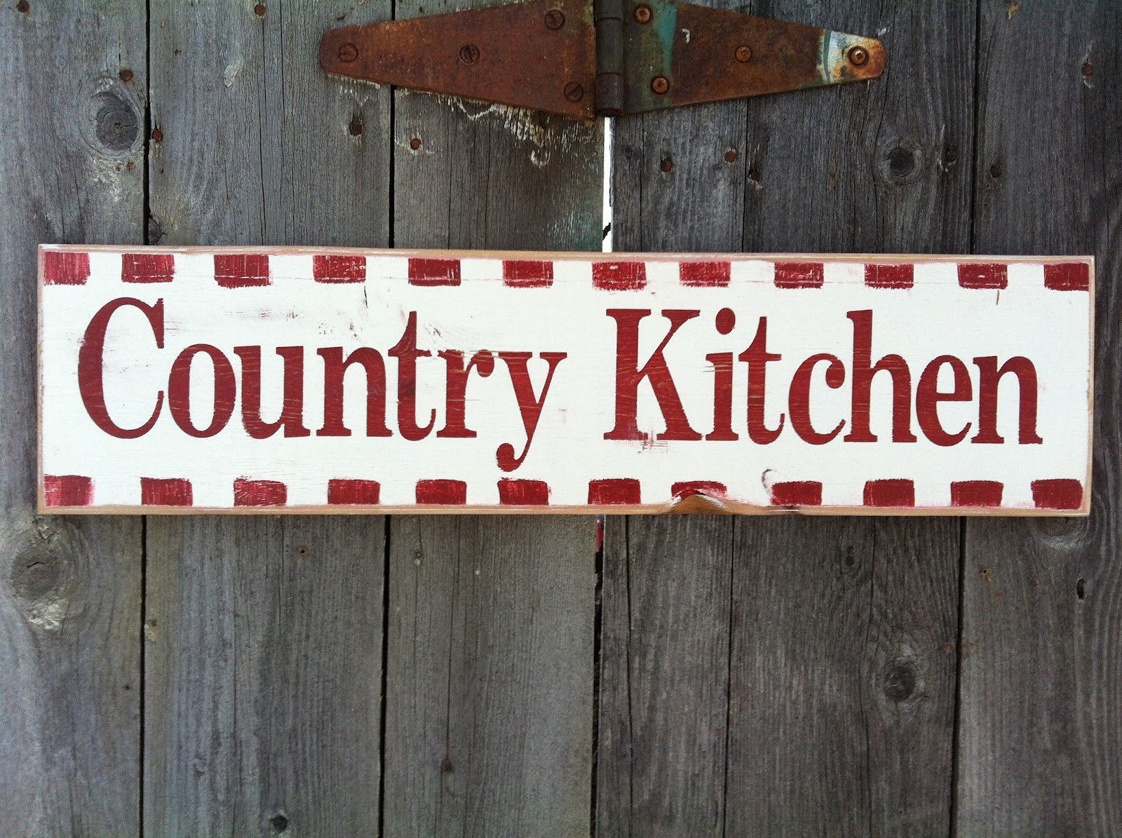 Rusty Nail Signs: Painted Country Signs - $25