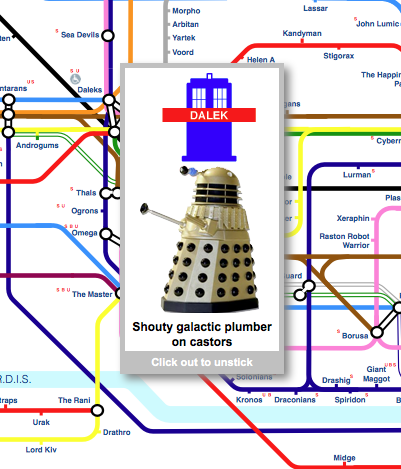 The Reason Stick: Doctor Who Tube Map